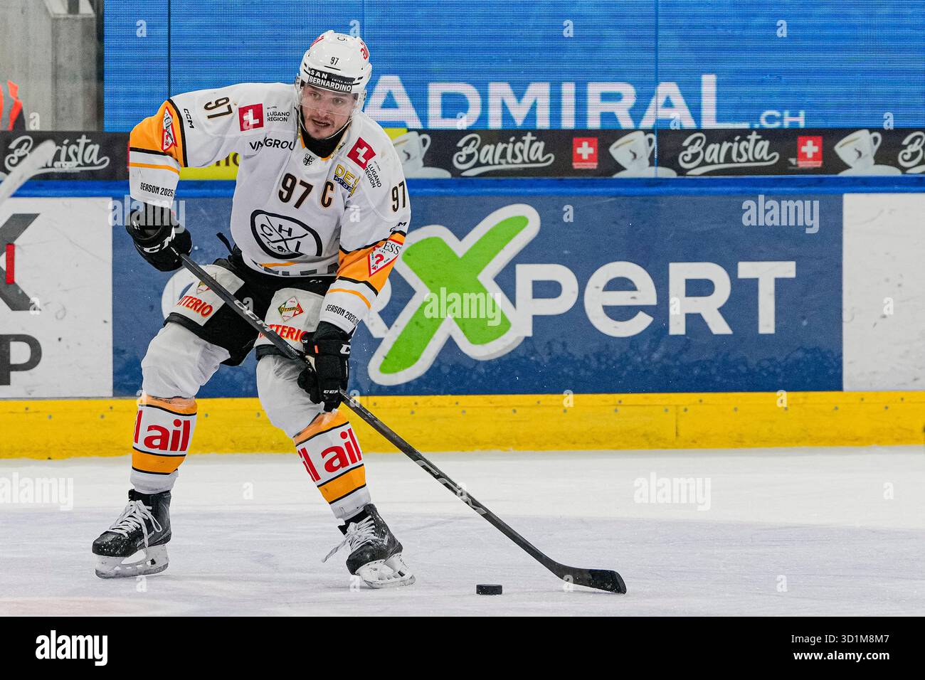 28/10/2025, Ambri, Gottardo Arena, NL: HC Ambri-Piotta - HC Lugano, #97 ...