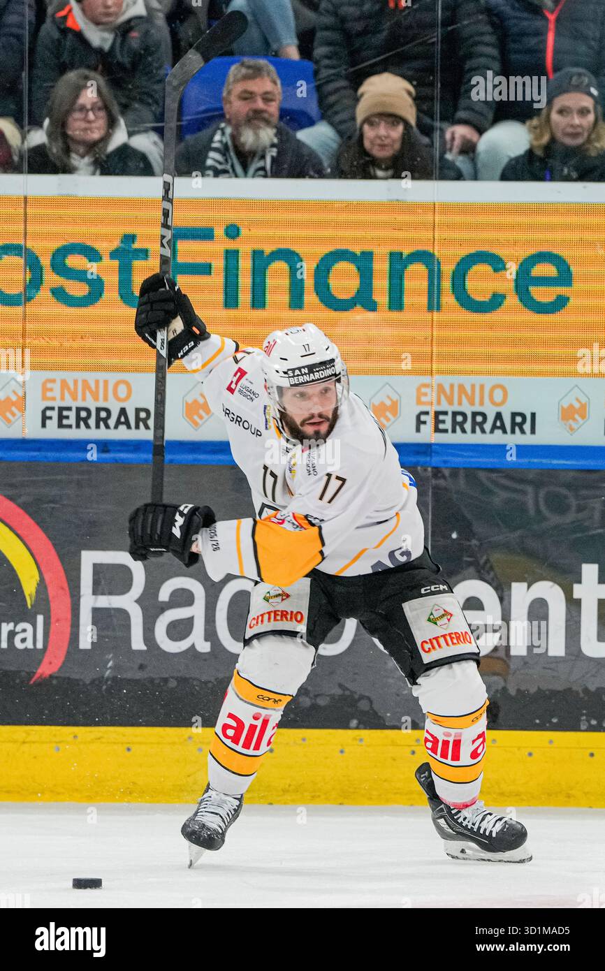 28/10/2025, Ambri, Gottardo Arena, NL: HC Ambri-Piotta - HC Lugano, #17 ...