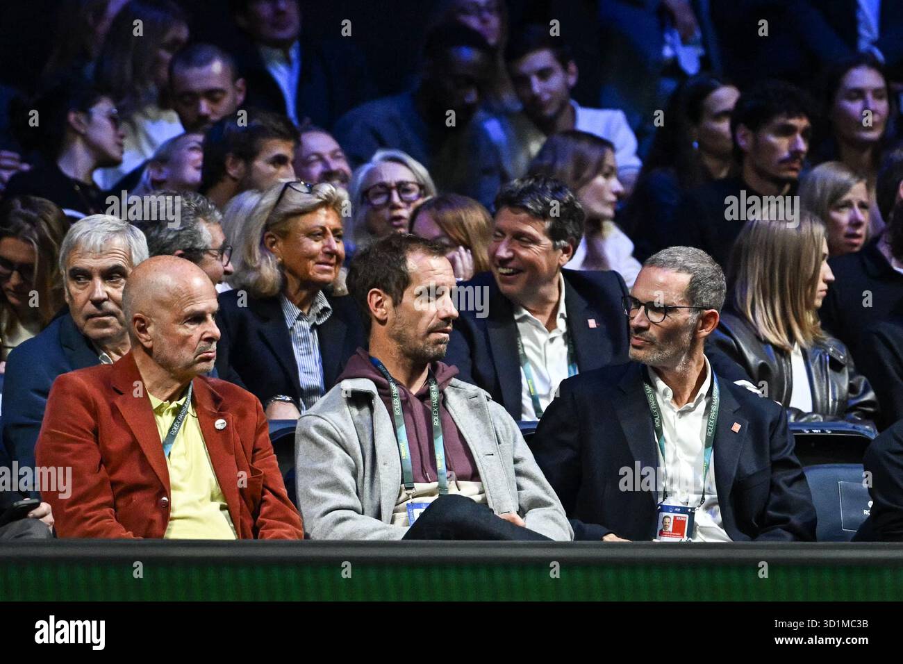 Patrick Proisy, Richard Gasquet and Alexis Gramblat attend Carlos ...
