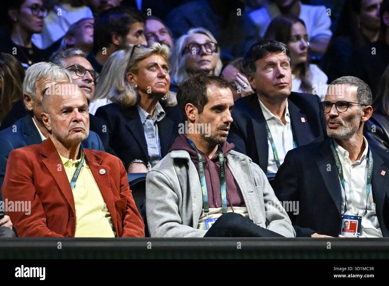 Patrick Proisy, Richard Gasquet and Alexis Gramblat attend Carlos ...