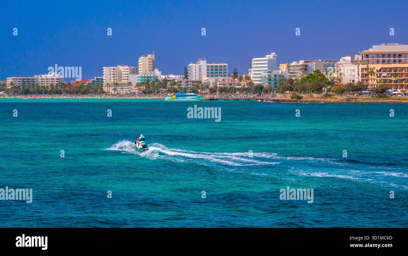 Cala Bona, Son Servera Municipality, Mediterranean Sea, Mallorca ...