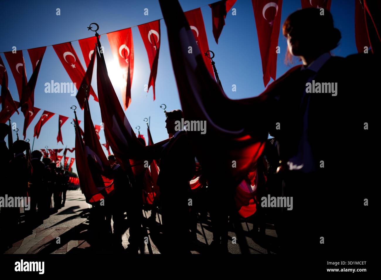 Turkey's soldiers parade as part of celebrations marking the 102nd ...