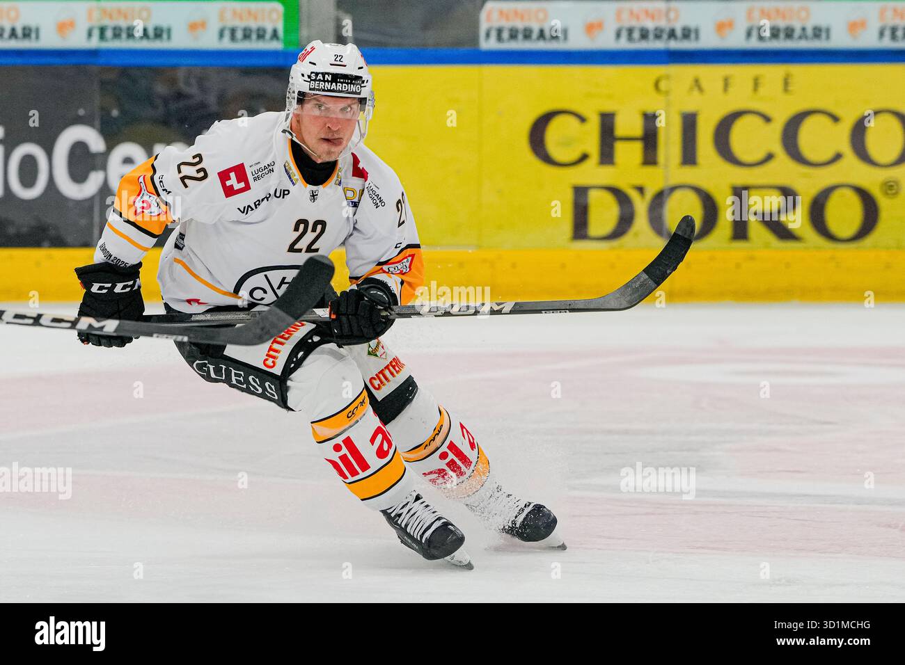 28/10/2025, Ambri, Gottardo Arena, NL: HC Ambri-Piotta - HC Lugano, #22 ...