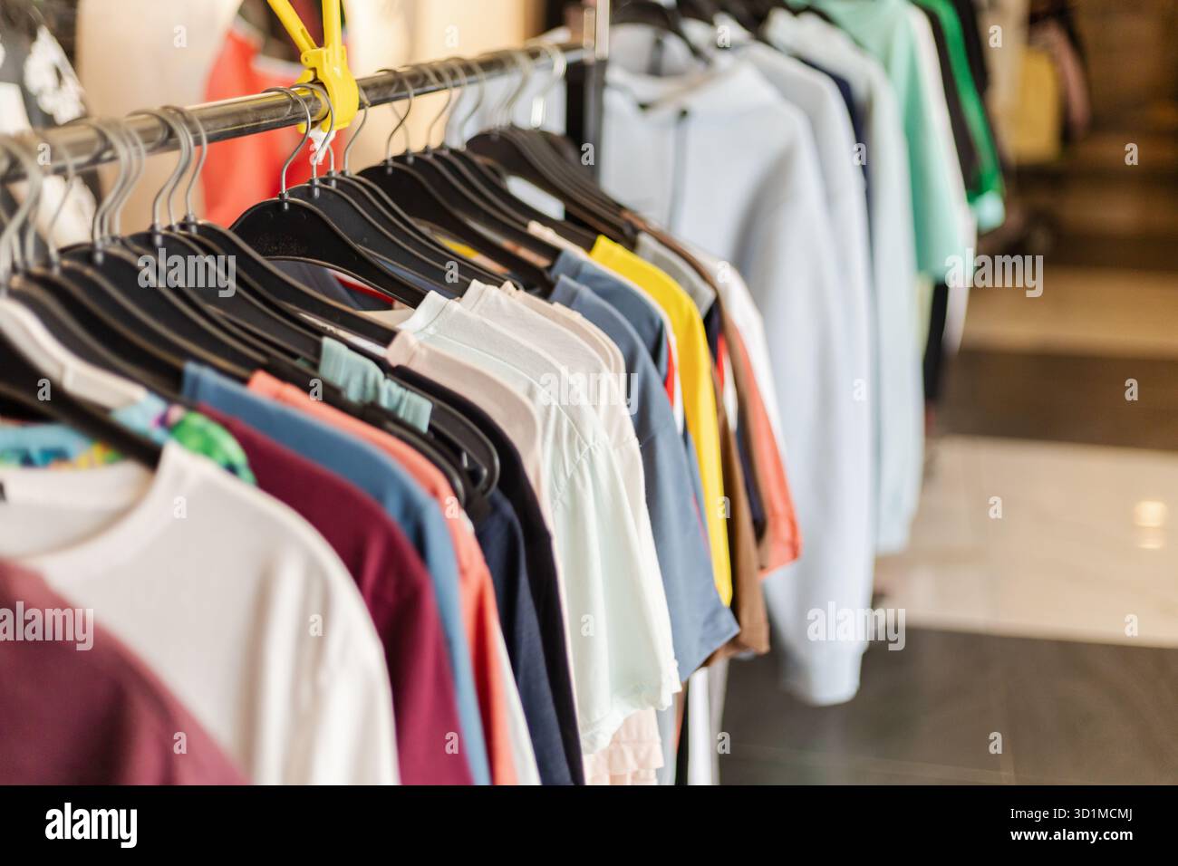 Clothing rack shows variety hi-res stock photography and images - Alamy