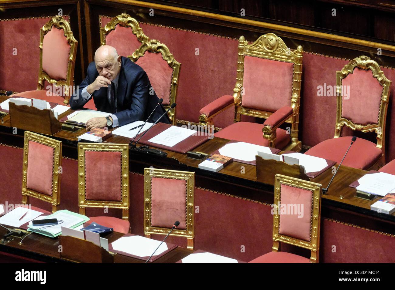 Il Ministro della Giustizia Carlo Nordio in occasione discussione del ...