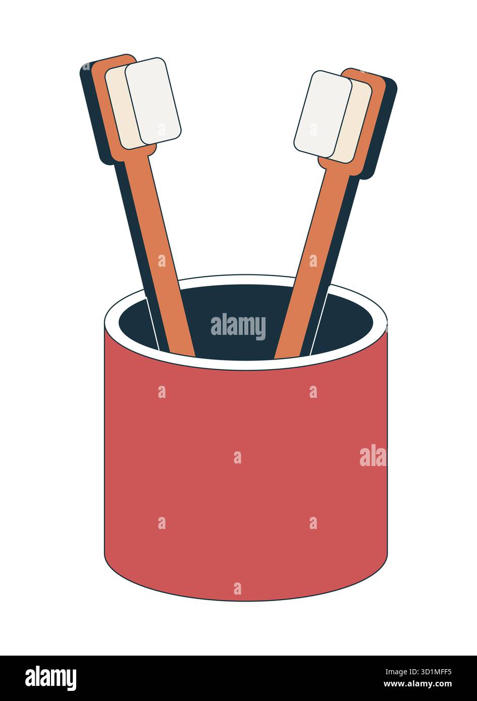 Bamboo toothbrush on white Stock Vector Images - Alamy