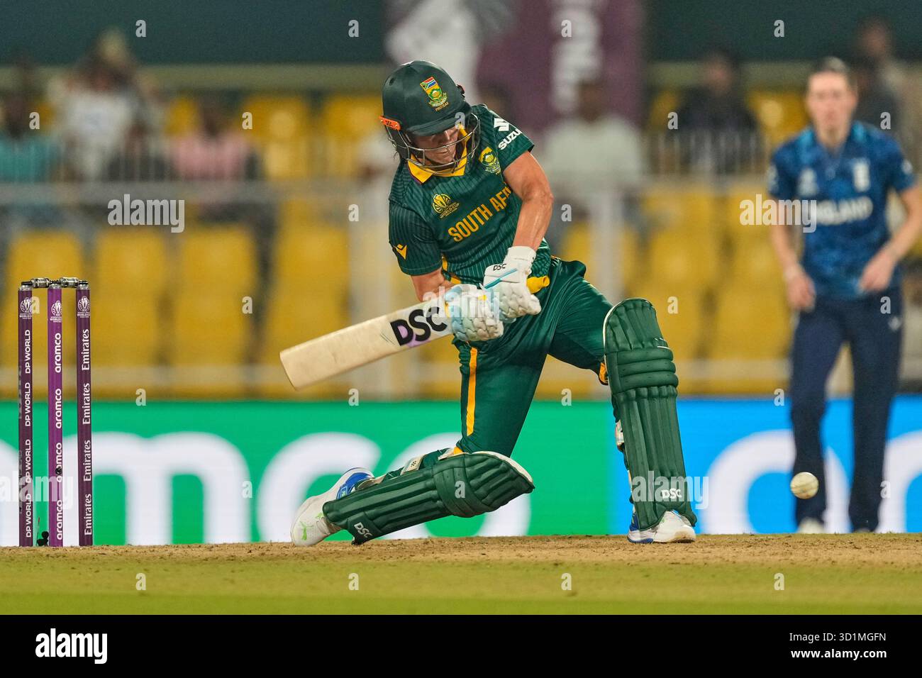 South Africa's Marizanne Kapp plays a shot during the ICC Women's ...