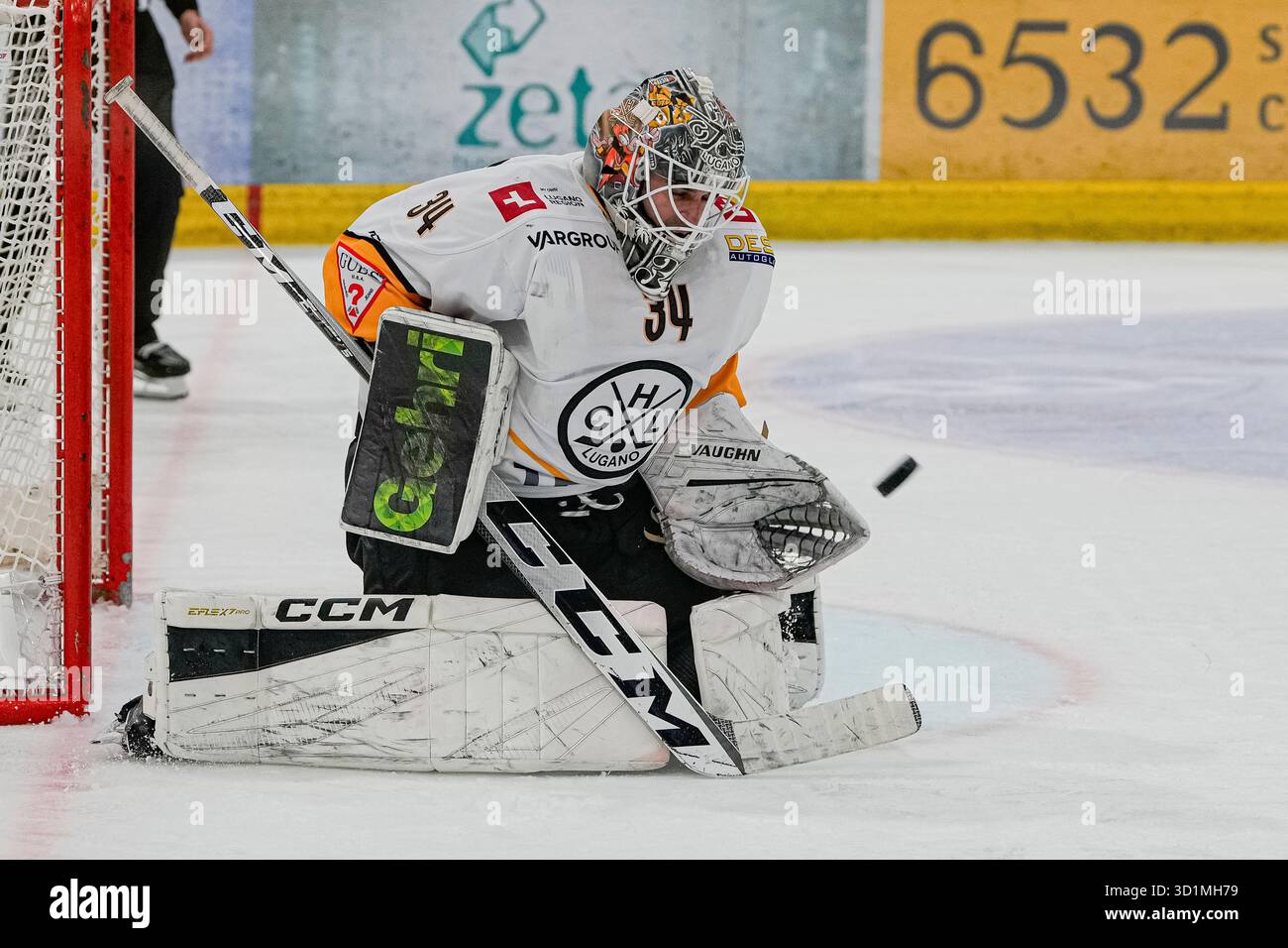 28/10/2025, Ambri, Gottardo Arena, NL: HC Ambri-Piotta - HC Lugano, #34 ...