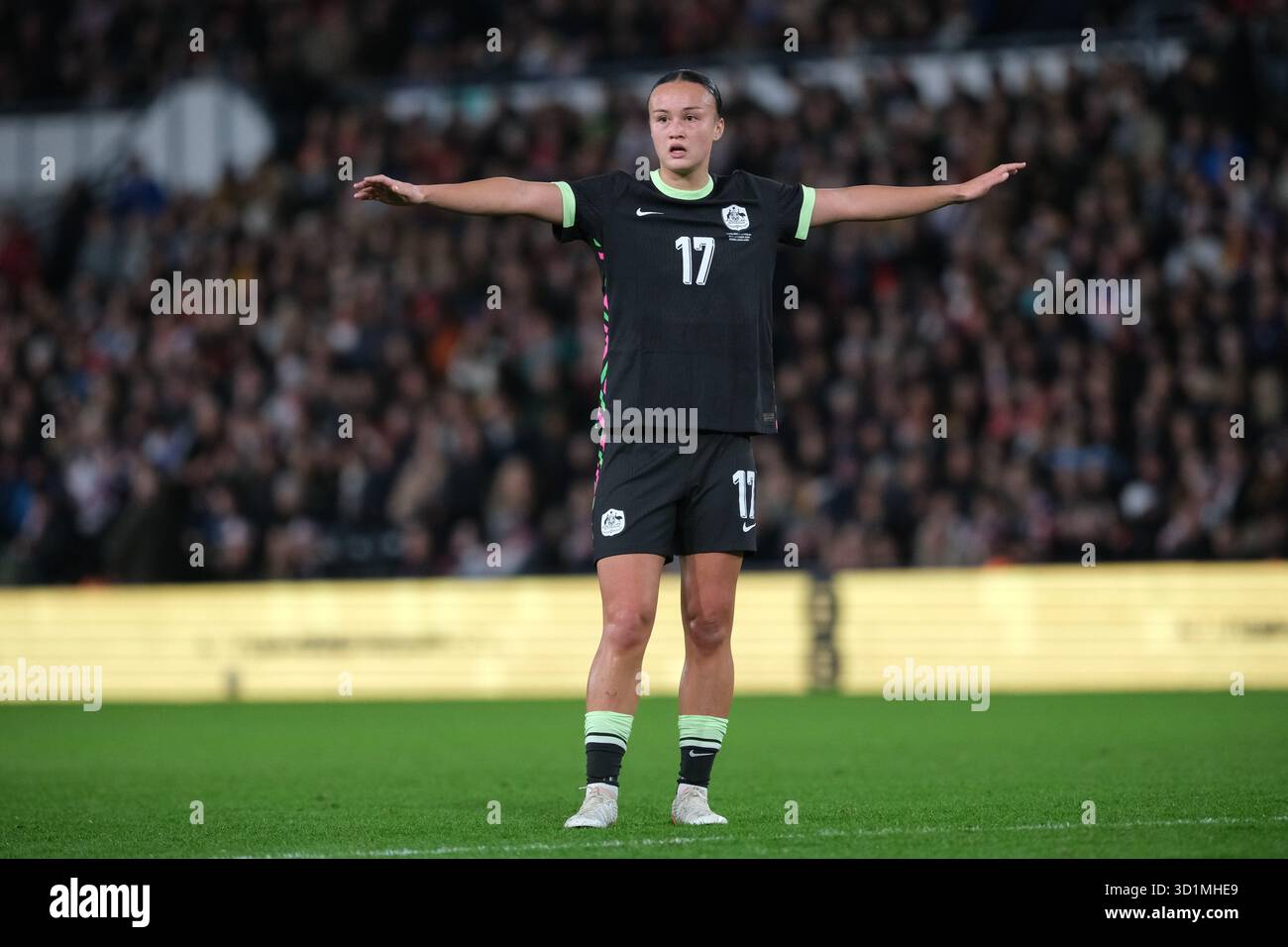 Amy Sayer of Australia seen during the Women’s International friendly ...