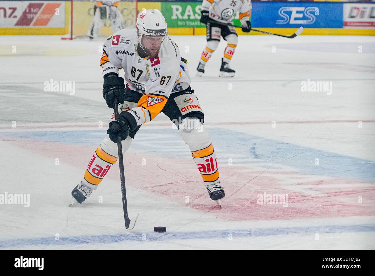 28/10/2025, Ambri, Gottardo Arena, NL: HC Ambri-Piotta - HC Lugano,#67 ...