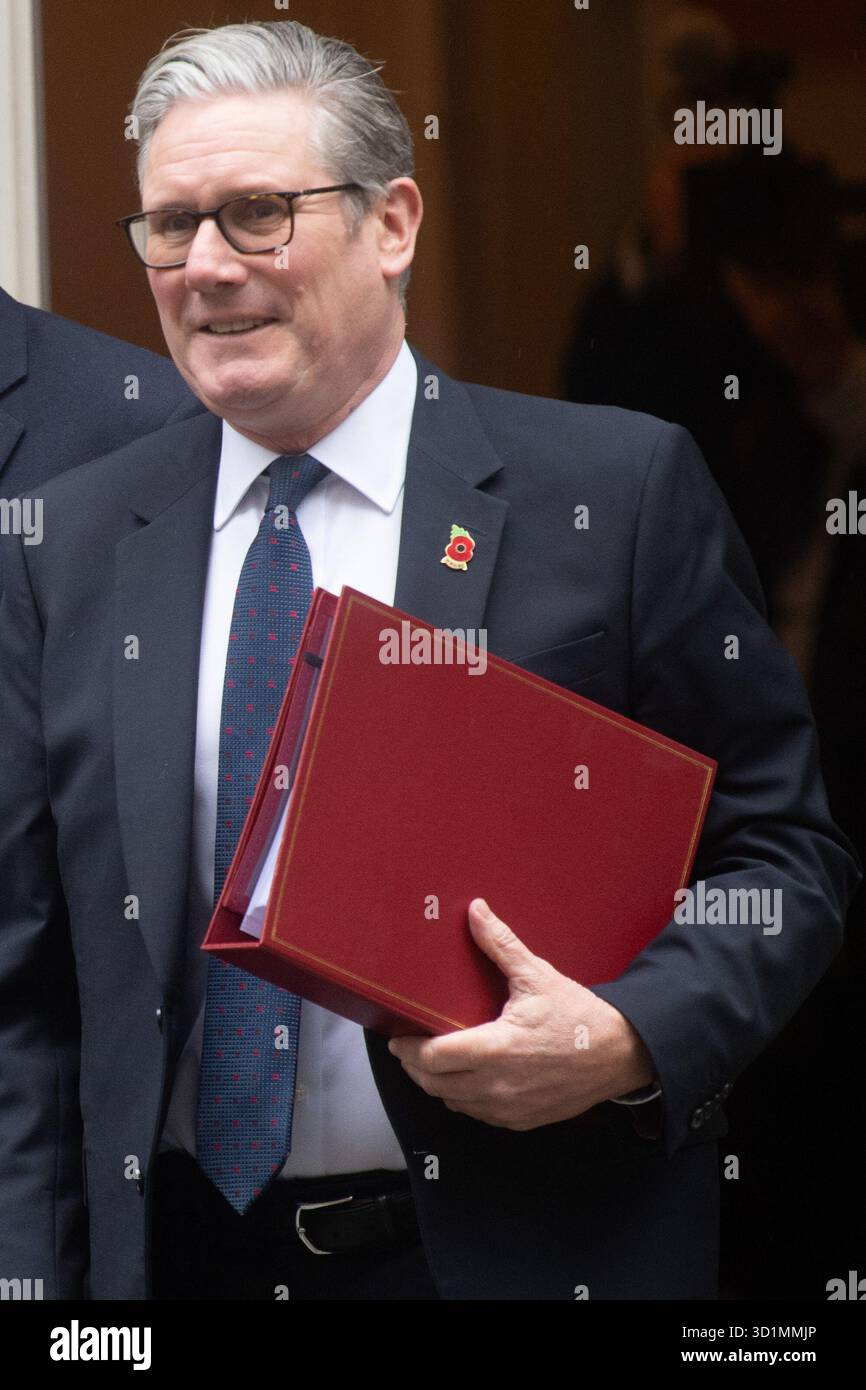 London, UK. 29 Oct 2025. British Prime Minister Sir Keir Starmer ...