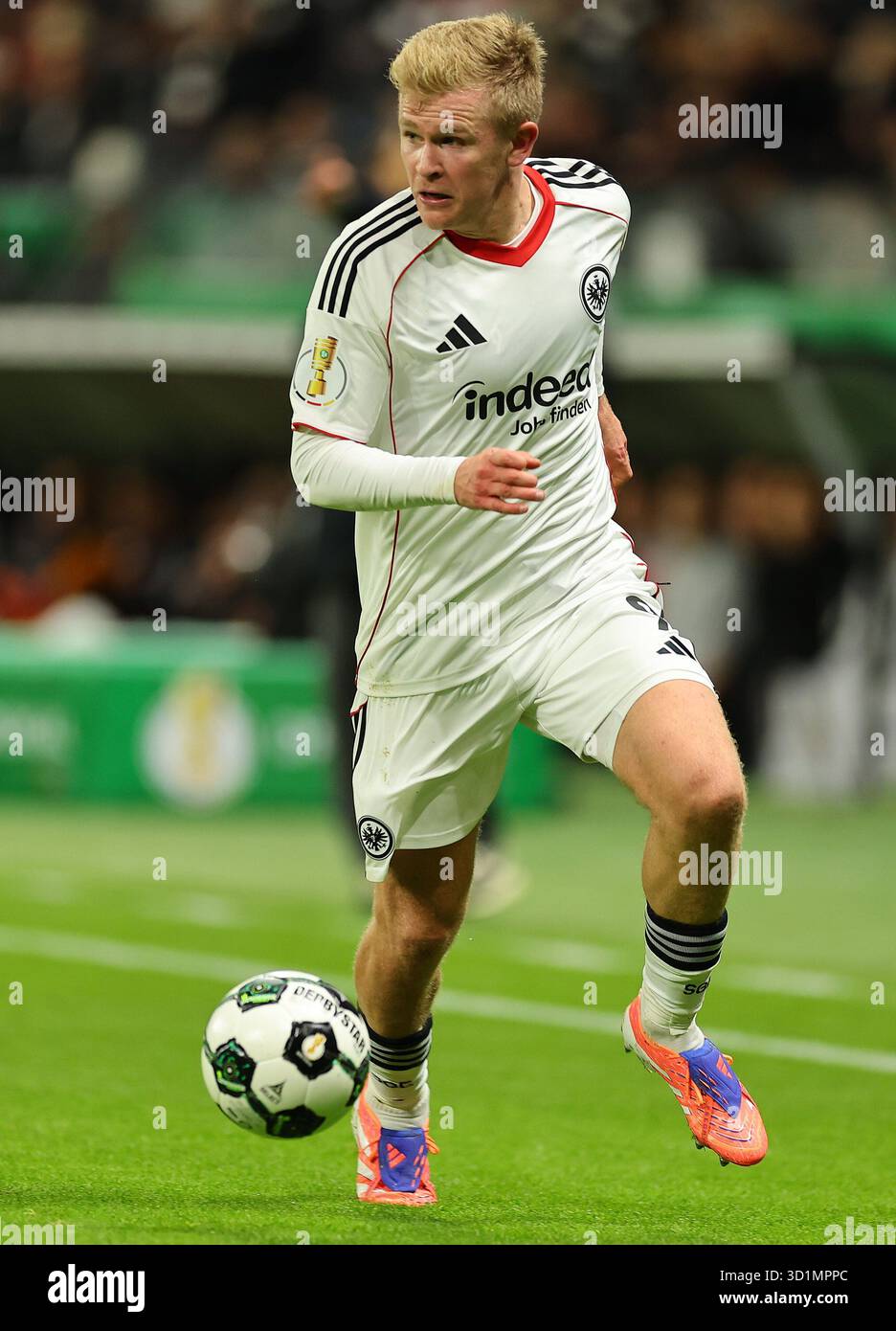 Jonathan Burkardt (Frankfurt) Frankfurt, October 28, 2025, Soccer, DFB ...