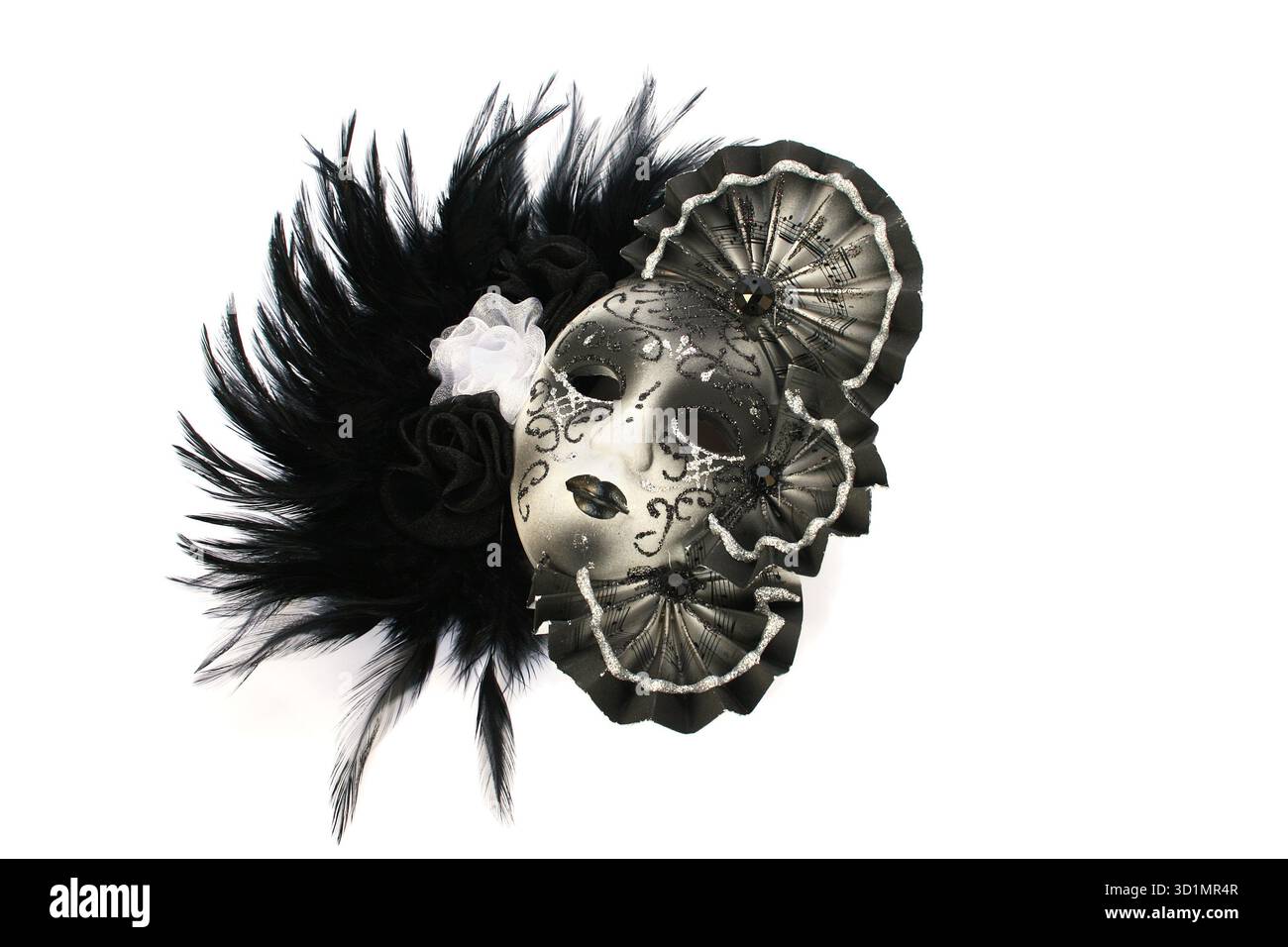 Black carnival mask colorful Cut Out Stock Images & Pictures - Alamy