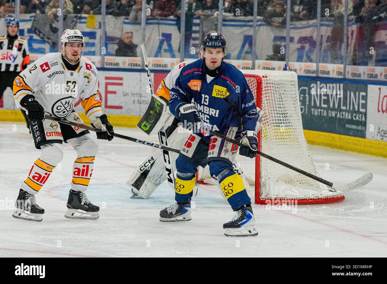28/10/2025, Ambri, Gottardo Arena, NL: HC Ambri-Piotta - HC Lugano, #52 ...