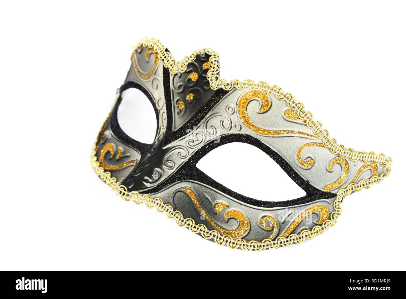 Black carnival mask colorful Cut Out Stock Images & Pictures - Alamy