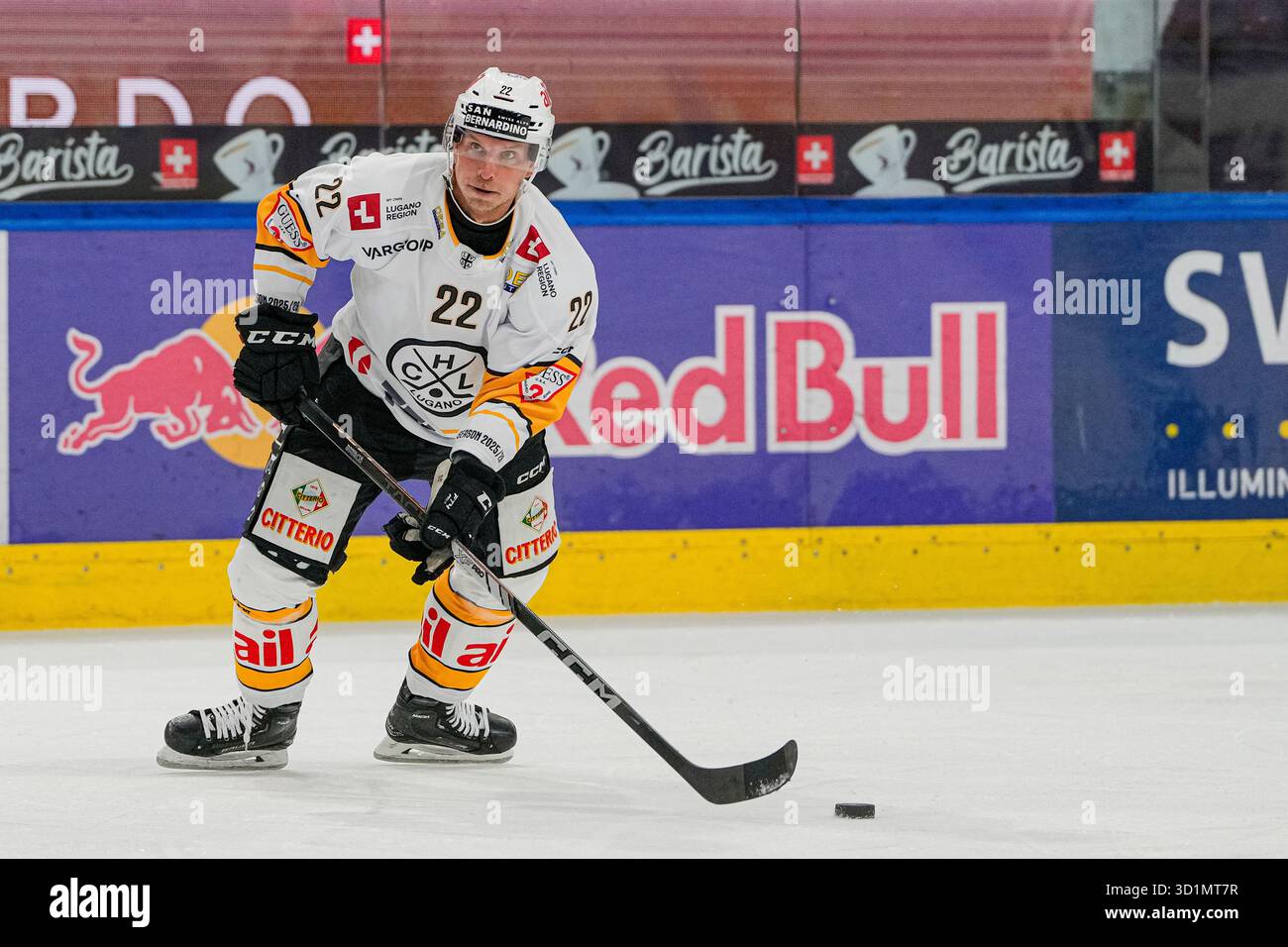 28/10/2025, Ambri, Gottardo Arena, NL: HC Ambri-Piotta - HC Lugano, #22 ...