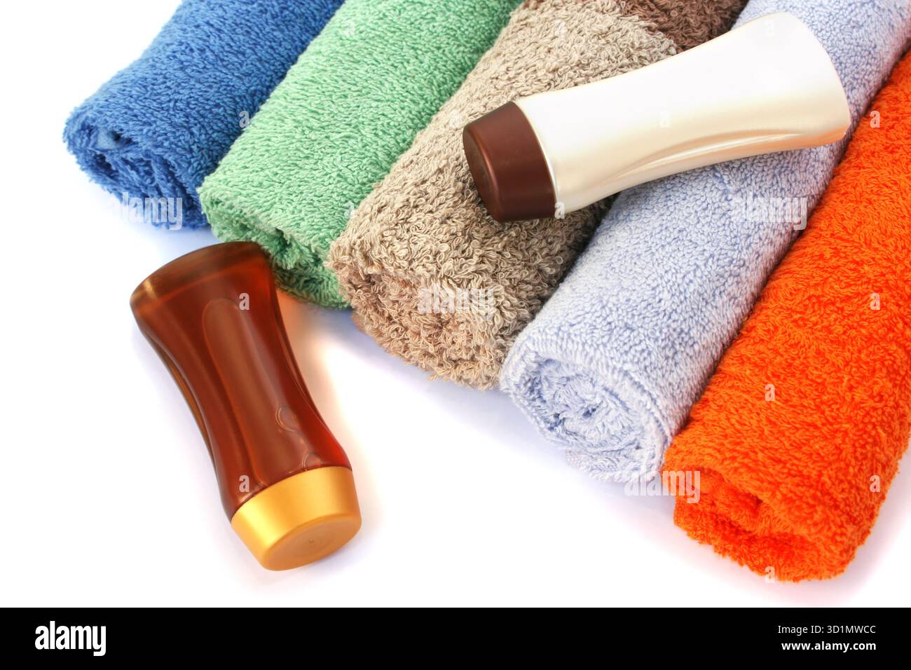 Shampoo bottles on colorful hi-res stock photography and images - Alamy