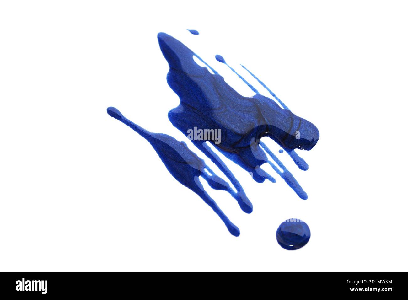 Blue nail enamel Cut Out Stock Images & Pictures - Alamy