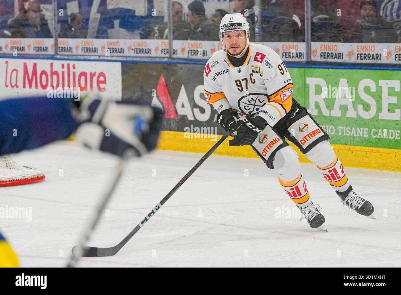 28/10/2025, Ambri, Gottardo Arena, NL: HC Ambri-Piotta - HC Lugano, #97 ...