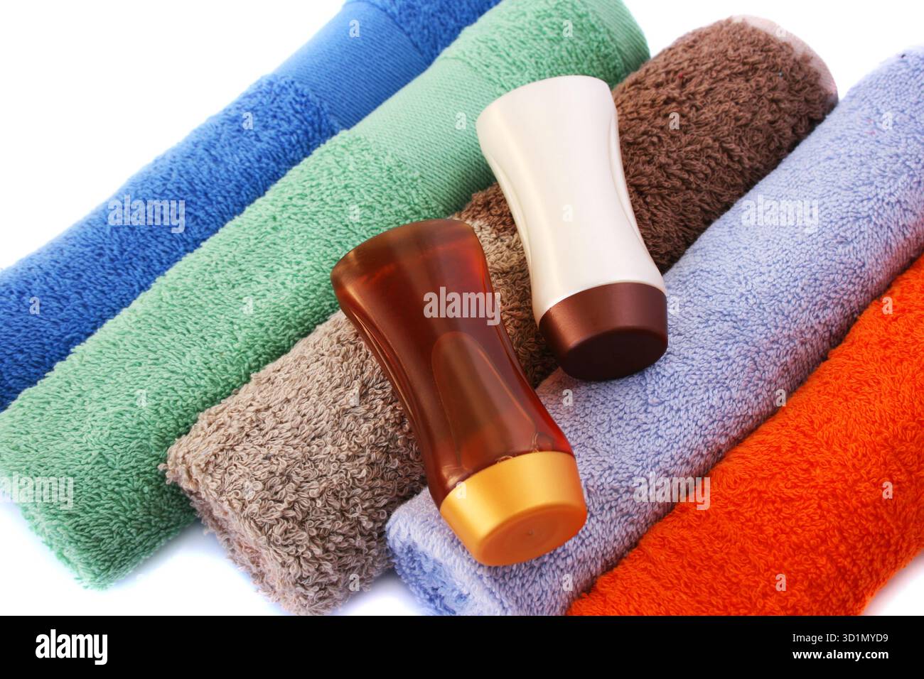 Shampoo bottles on colorful hi-res stock photography and images - Alamy