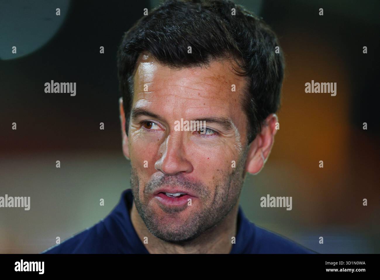 Wrexham, Wales, 28th October 2025. Brian Barry-Murphy the head coach ...