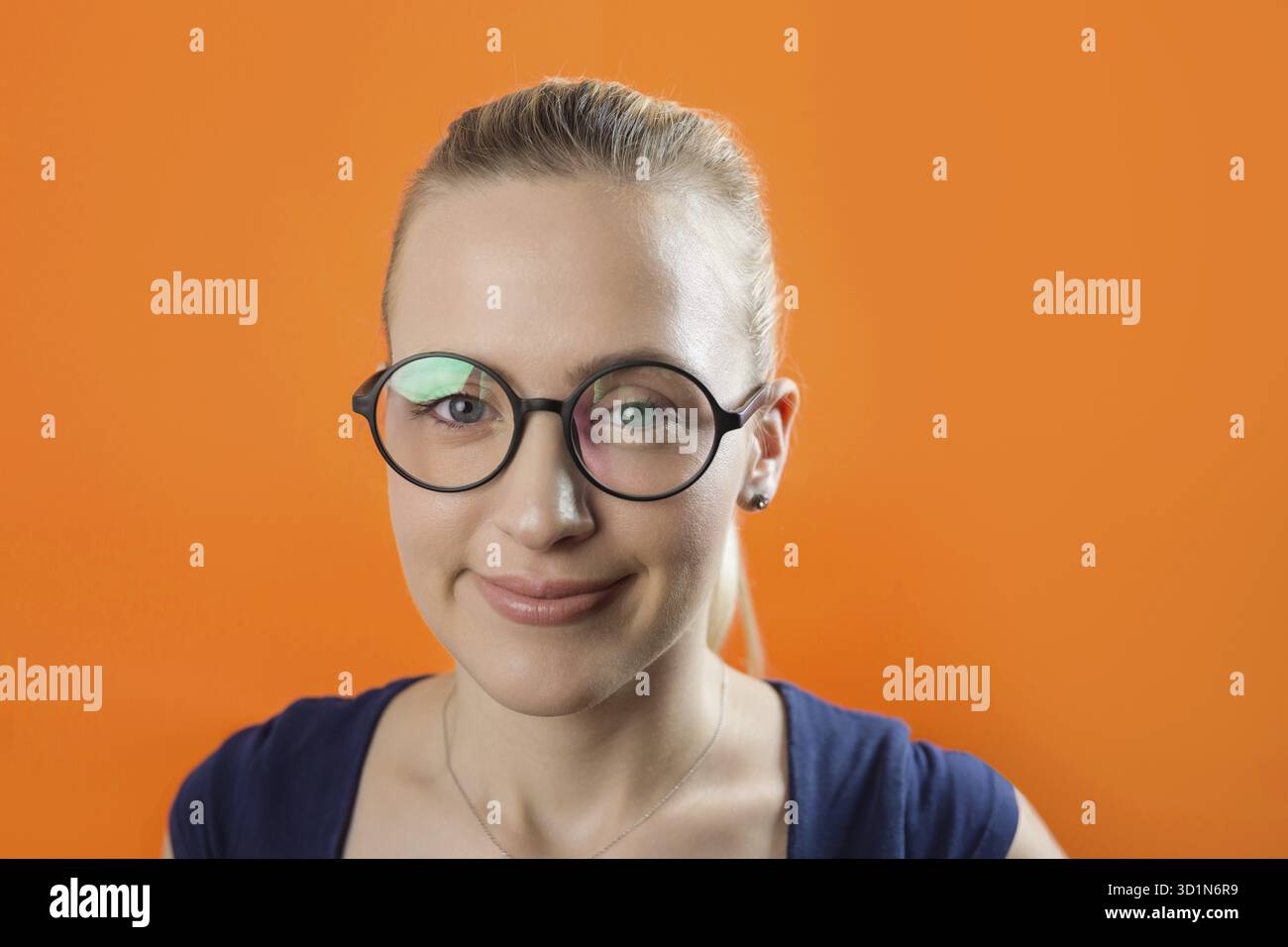 Woman attractive look studio hi-res stock photography and images - Alamy