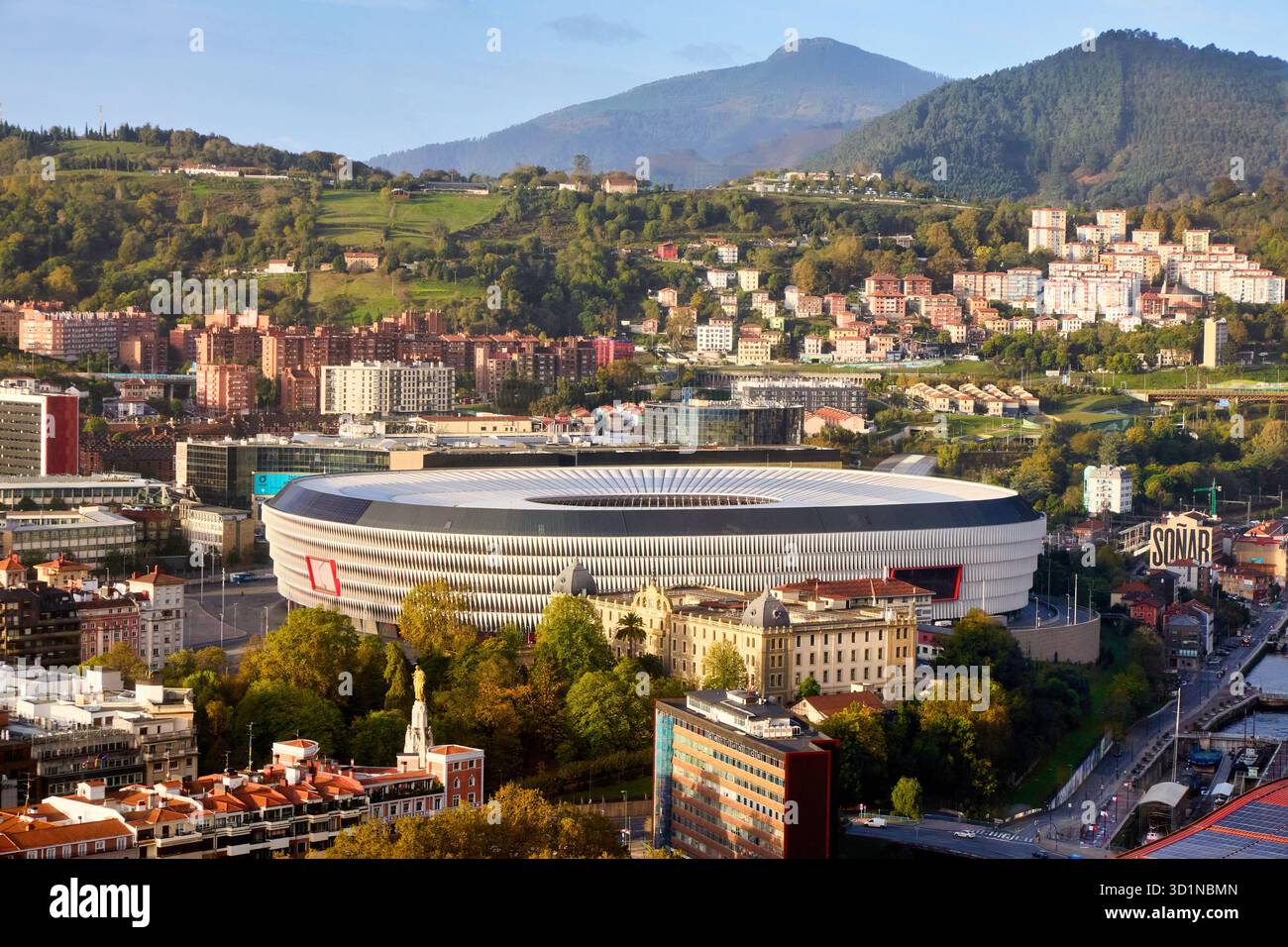 San Mamés Stadium, architect Norman Foster, headquarters of Athletic ...