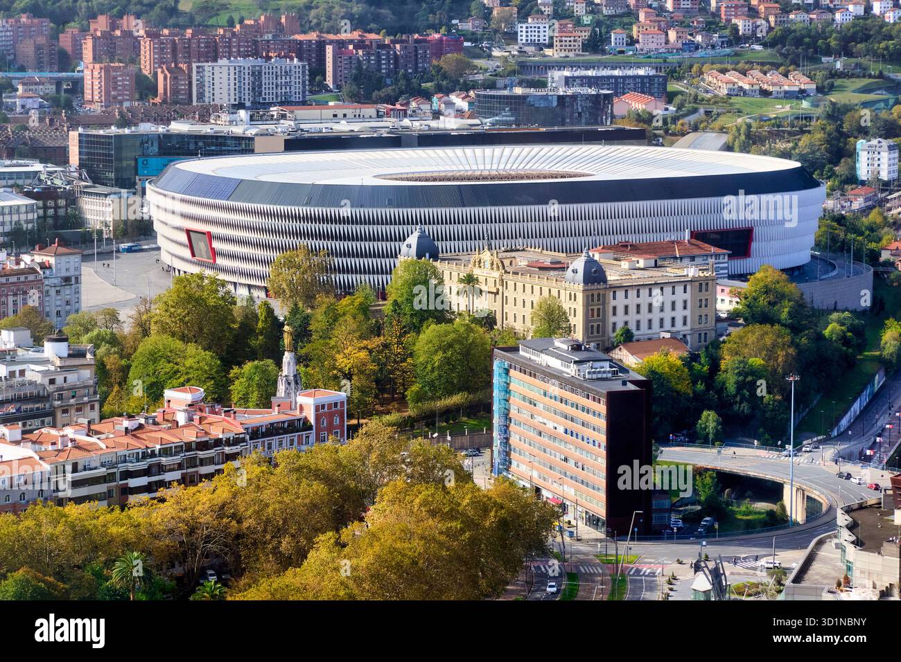 San Mamés Stadium, architect Norman Foster, headquarters of Athletic ...