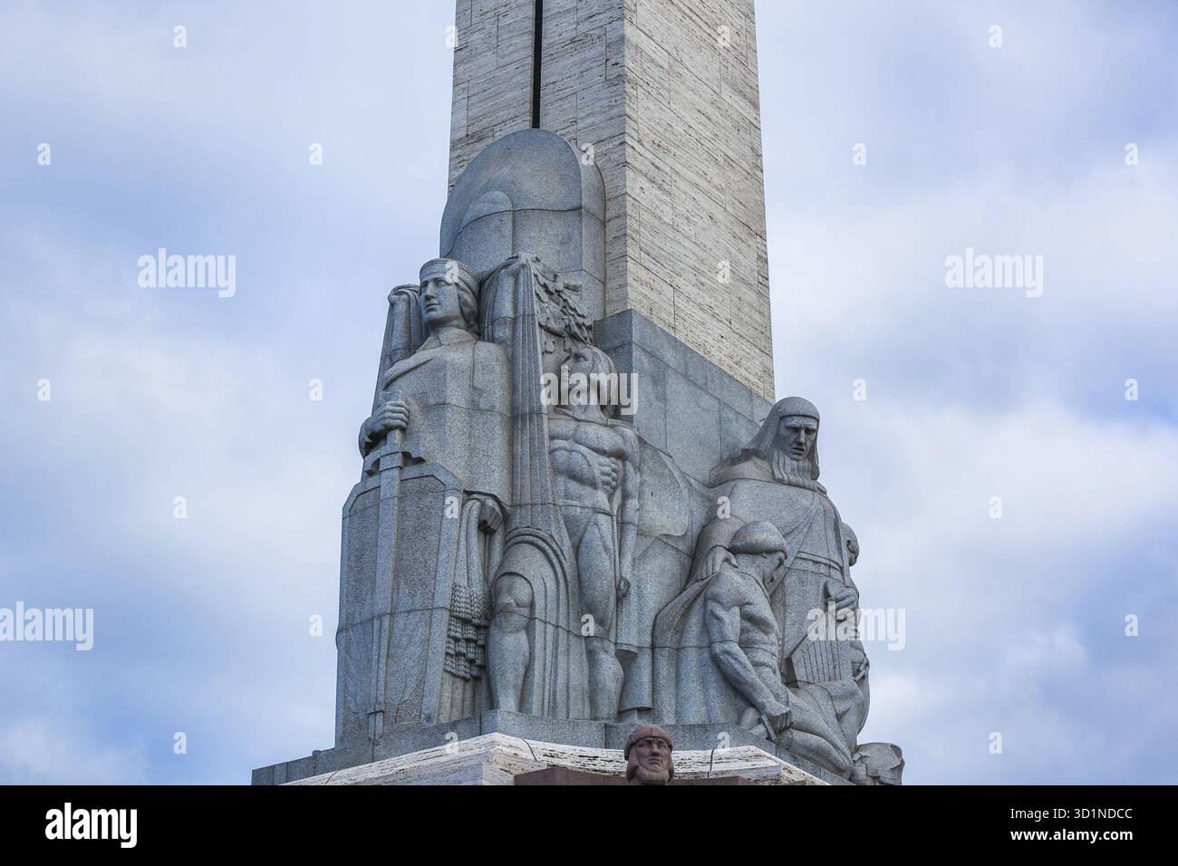 Riga Latvia, The Freedom Monument in Riga, Latvia, was erected in 1935 ...