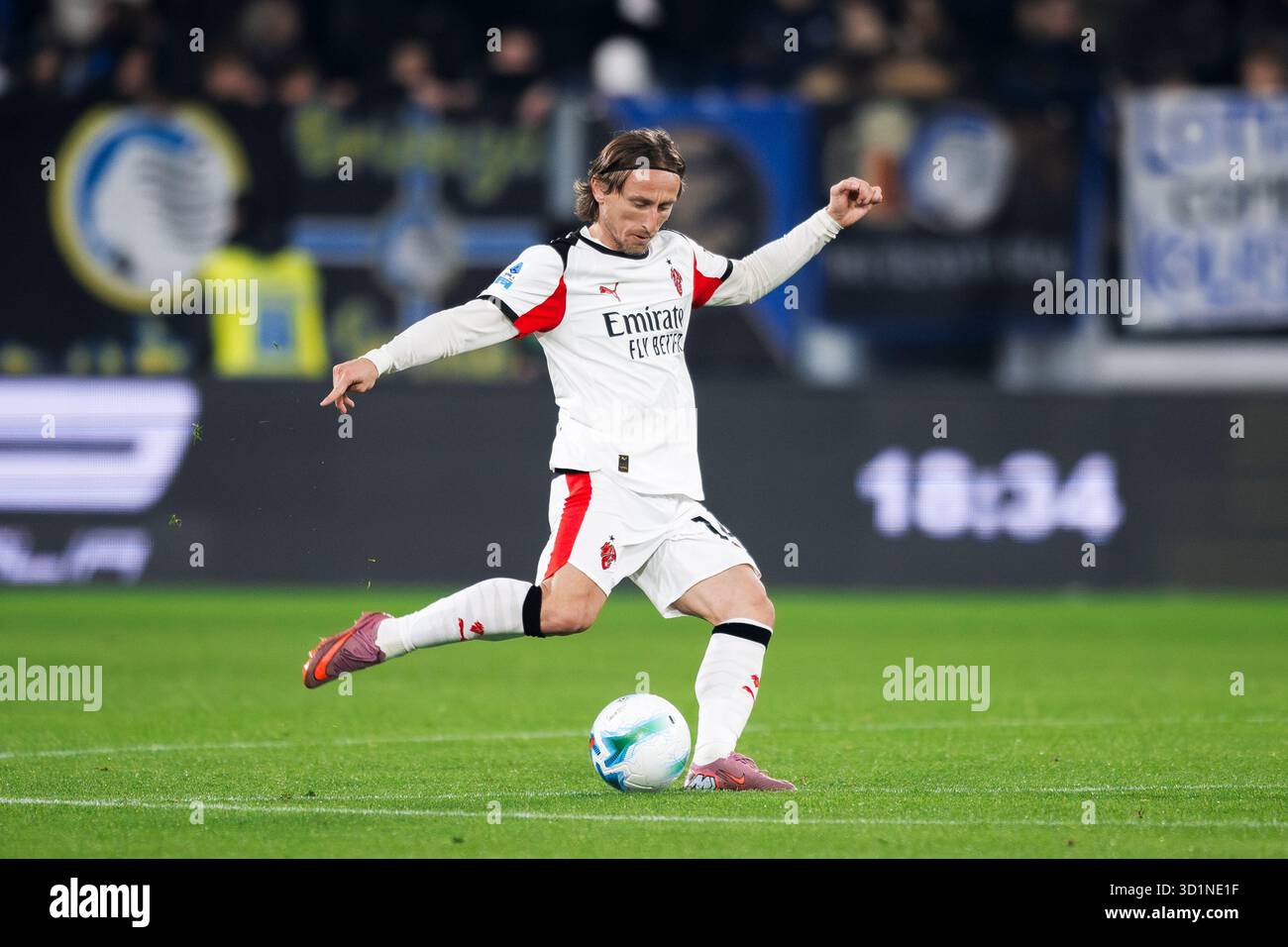 Luka Modric of AC Milan in action during the Serie A football match ...