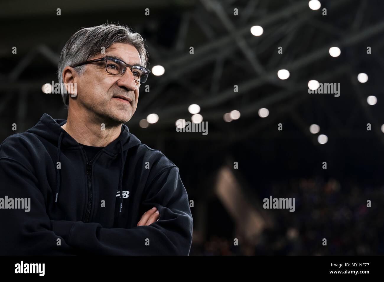 Ivan Juric, head coach of Atalanta BC, looks on prior to the Serie A ...