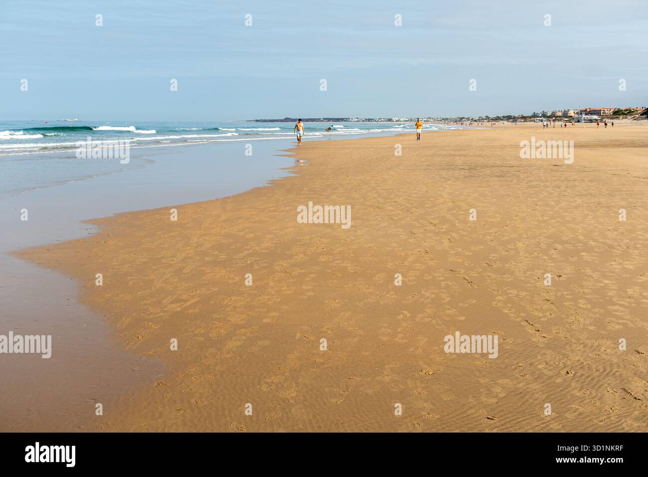 La Barrosa beach in Sancti Petri Cadiz Stock Photo - Alamy