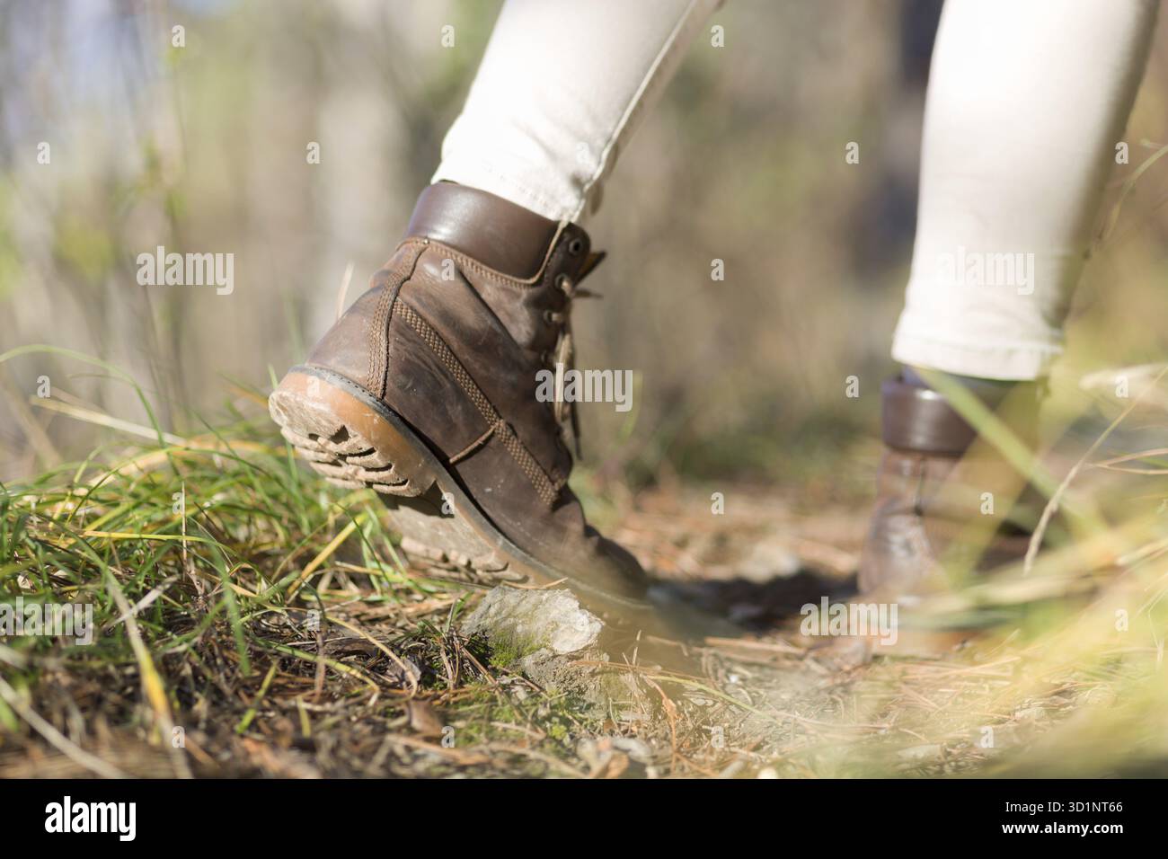 Female hiker feet hi-res stock photography and images - Alamy