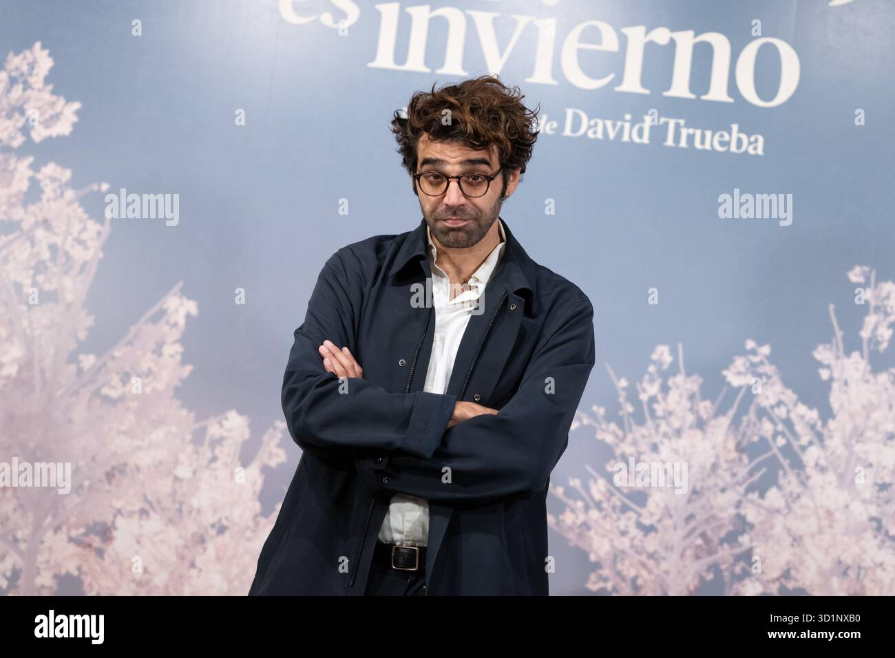 Actor David Verdaguer poses at the photocall of the film 'Siempre es ...