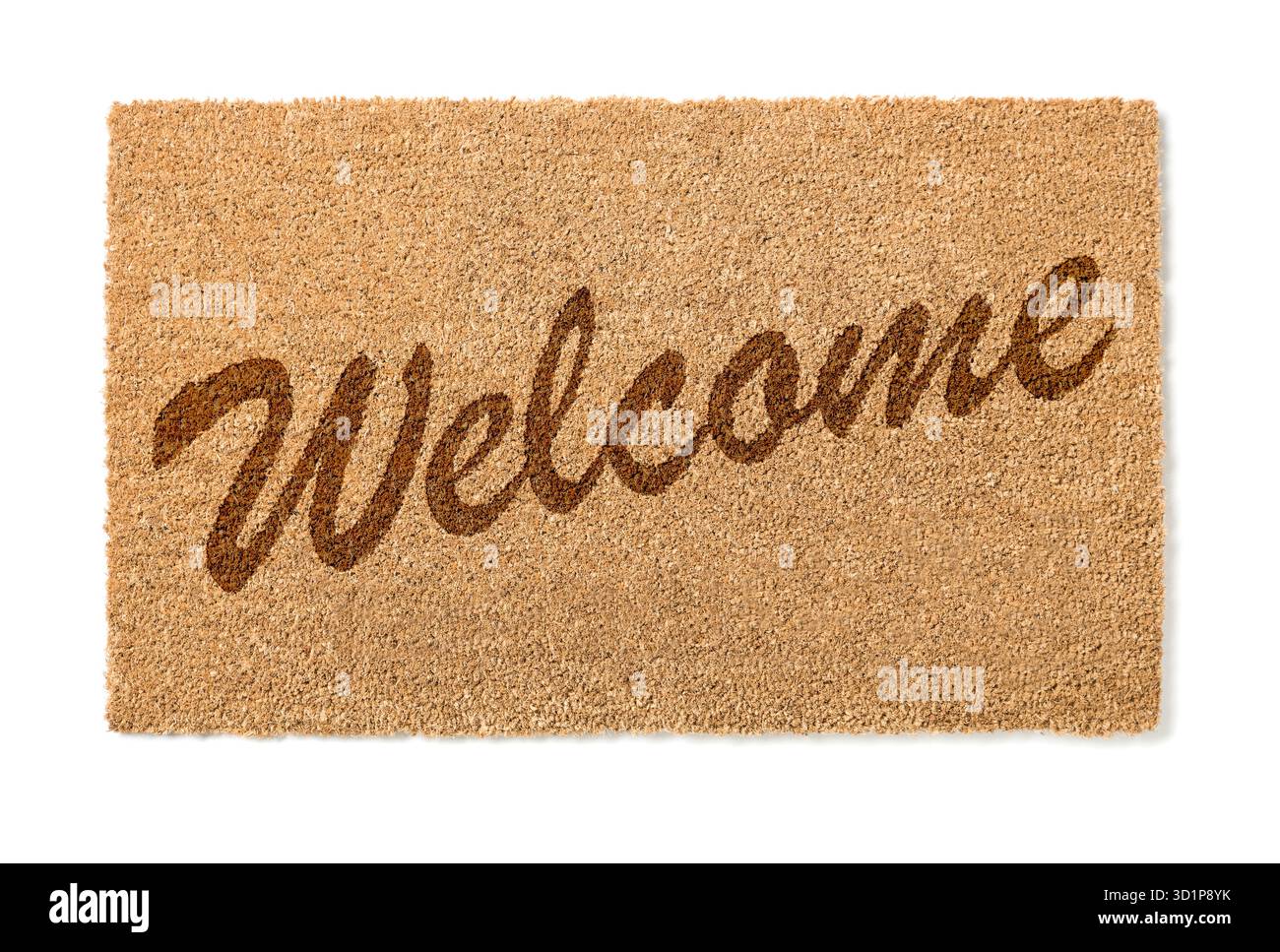 New welcome doormat isolated Cut Out Stock Images & Pictures - Alamy
