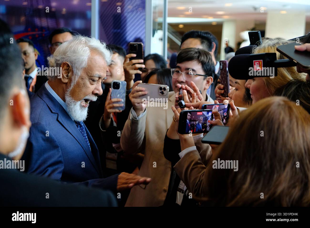 Kay Rala Xanana Gusmão the Prime Minister of Timor-Leste seen during ...