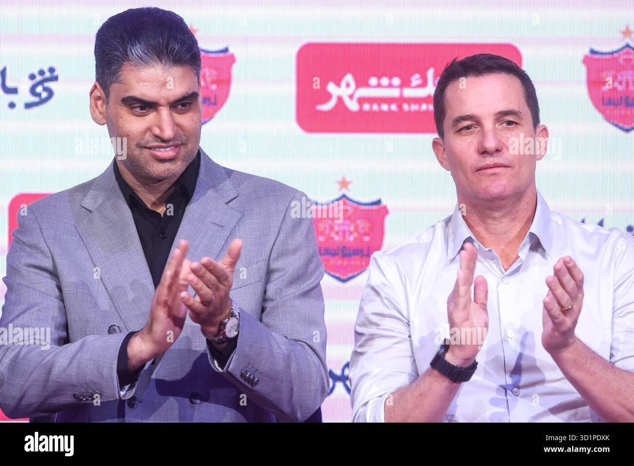 Osmar Loss Viera, the new head coach of Persepolis FC, and Peyman ...