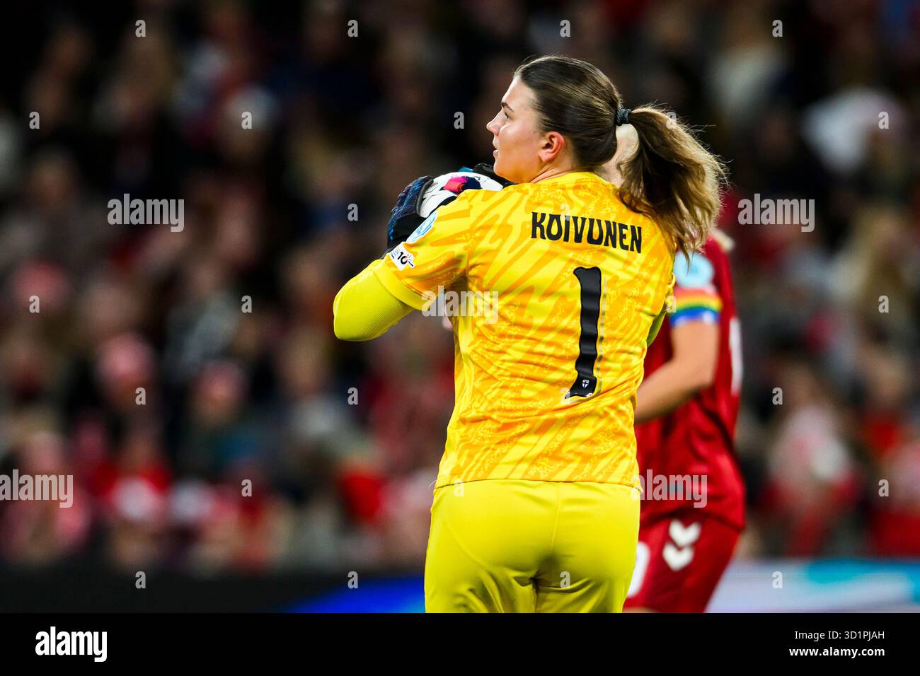 1 (FIN) - Anna Koivunen (keeper). UEFA Womens Nation League Playoff ...