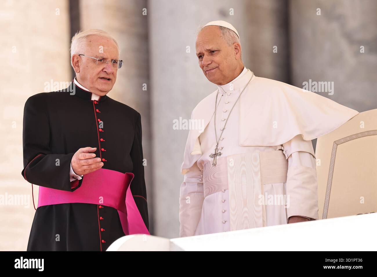 October 29, 2025. Vatican City - POPE LEO XIV during his weekly General ...