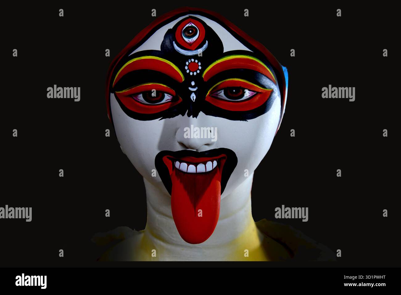 10/14/2025 Idols of Kali, the Hindu goddess of destruction, outside a ...