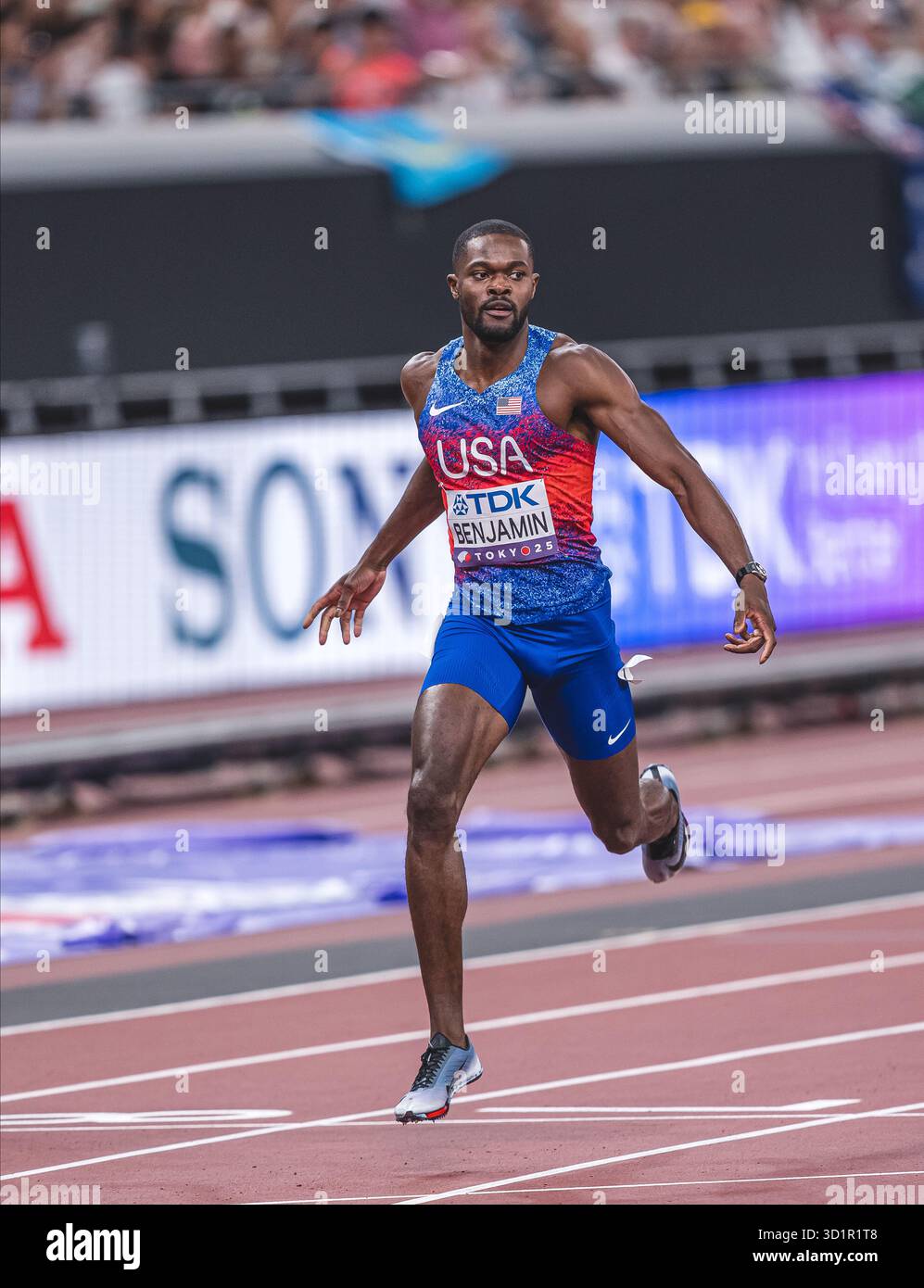 Rai Benjamin winning the World Athletics Championships in Tokyo 2025 ...