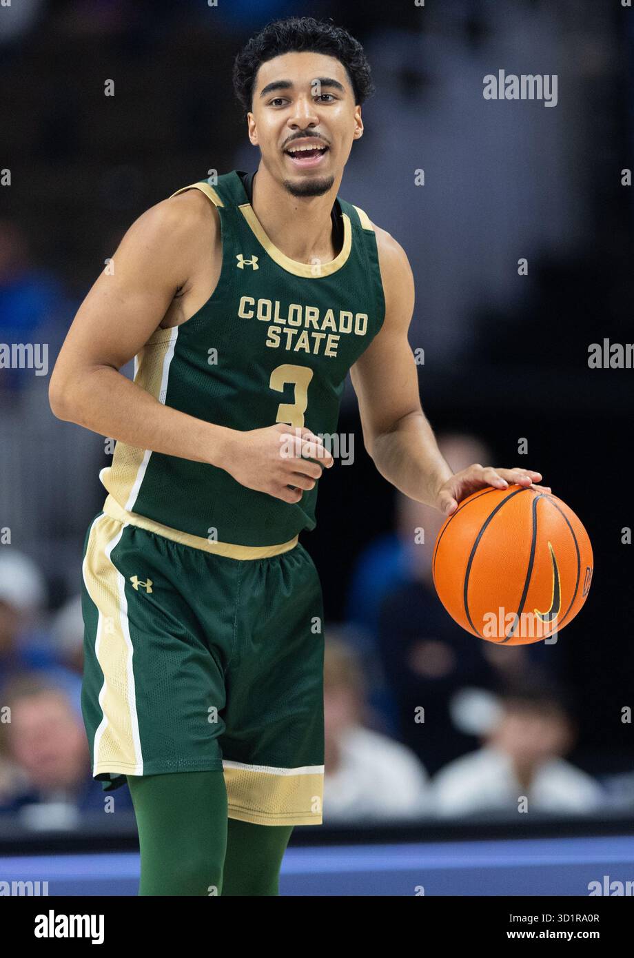 Colorado State's Darnez Slater (3) plays against Creighton during the ...