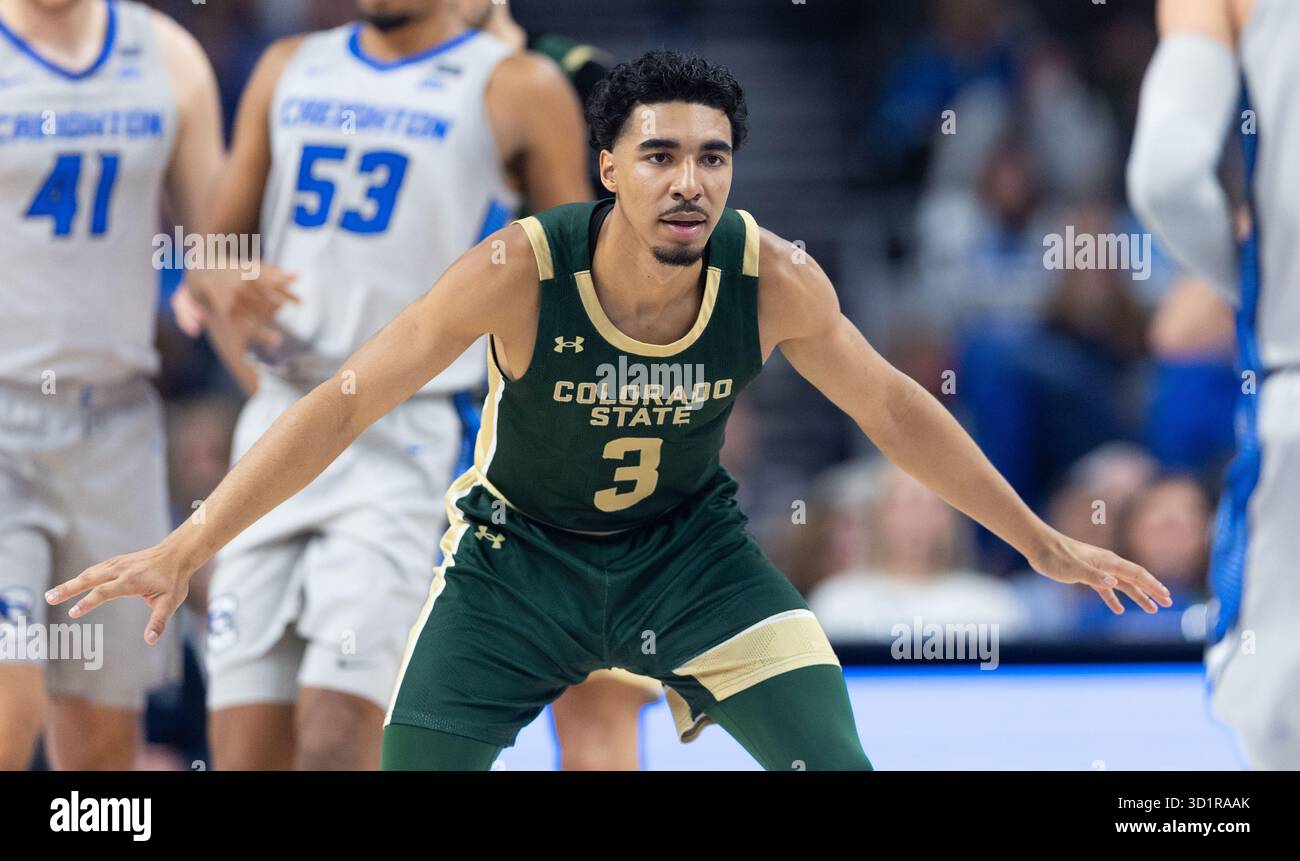 Colorado State's Darnez Slater (3) plays against Creighton during the ...