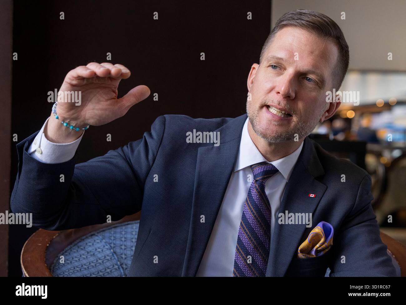 Keanin Loomis, president and CEO of the Canadian Institute of Steel ...