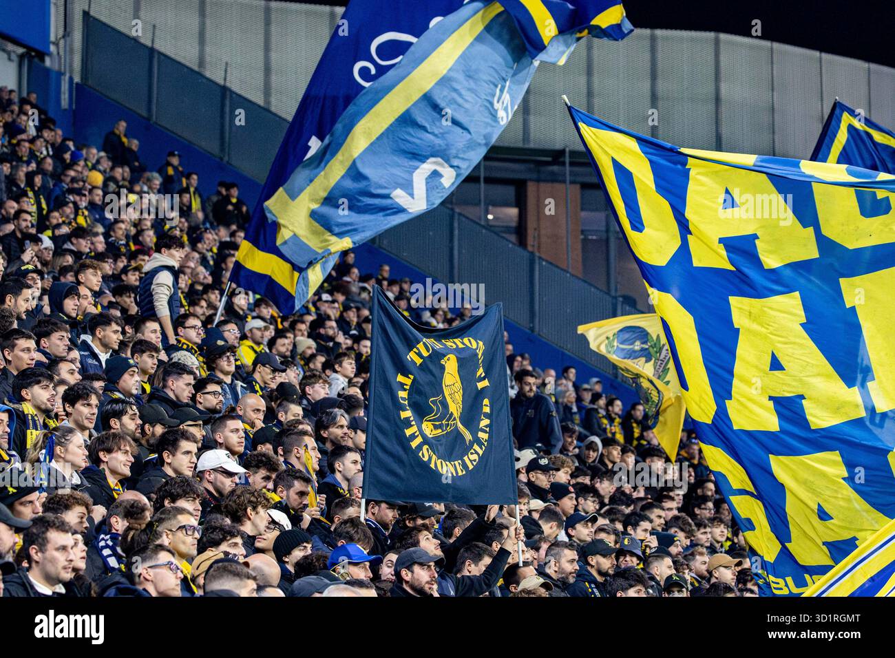Fans of Modena Calcio during the Serie B match between Modena FC and ...