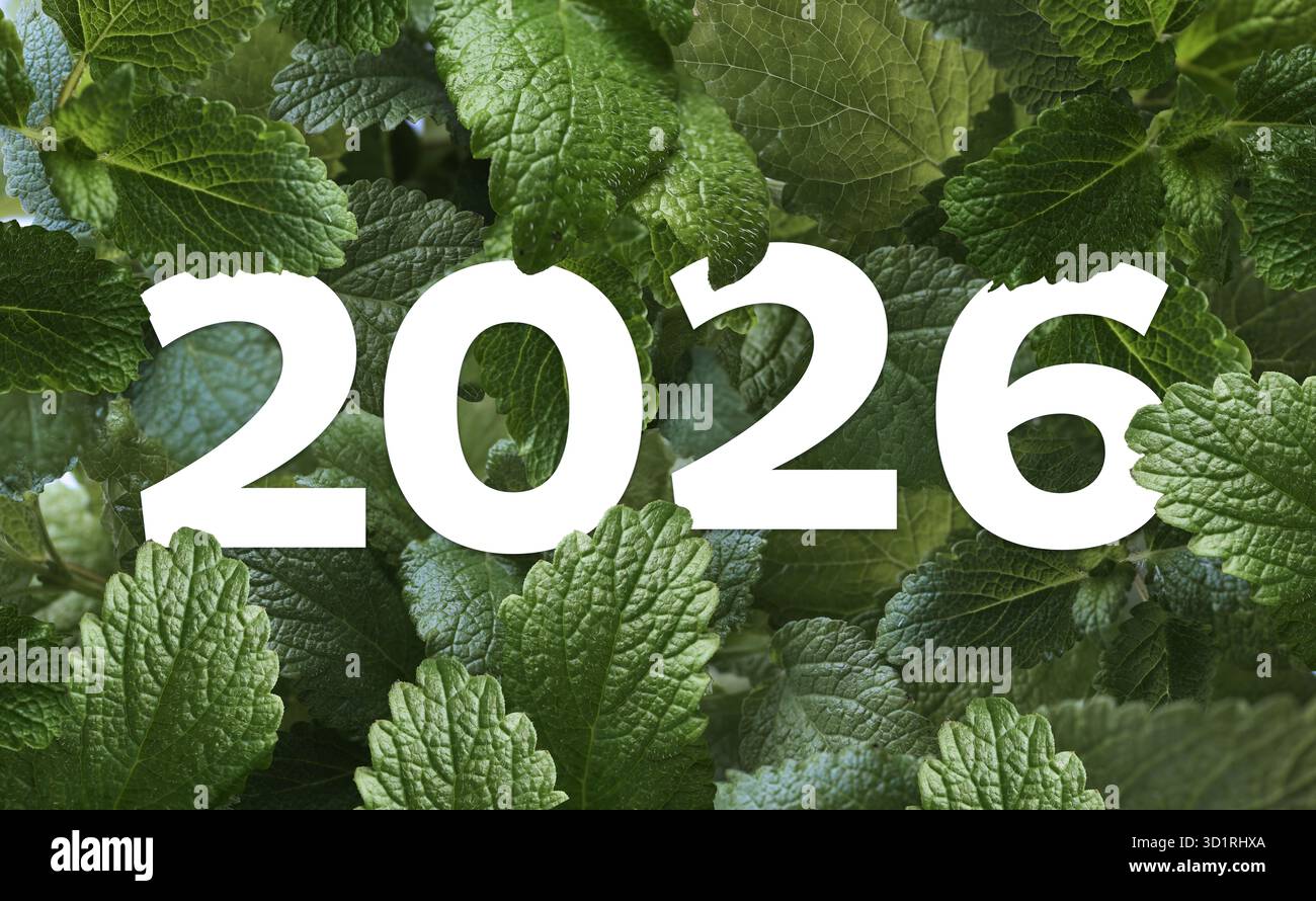 Green 2026 happy new hi-res stock photography and images - Alamy