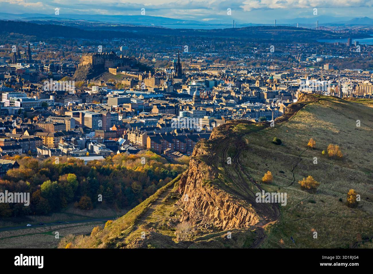 Edinburgh, Scotland, UK. 29th October 2025. Afternoon sunshine on ...
