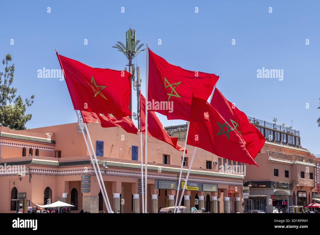 Flag marrakesh safi region morocco hi-res stock photography and images ...