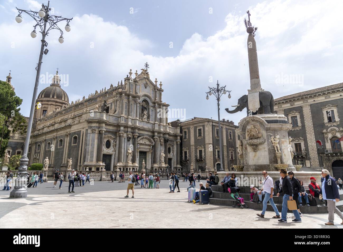Catania, Sizilien - Italy - 04-15-2025: SantAgata Cathedral and ...