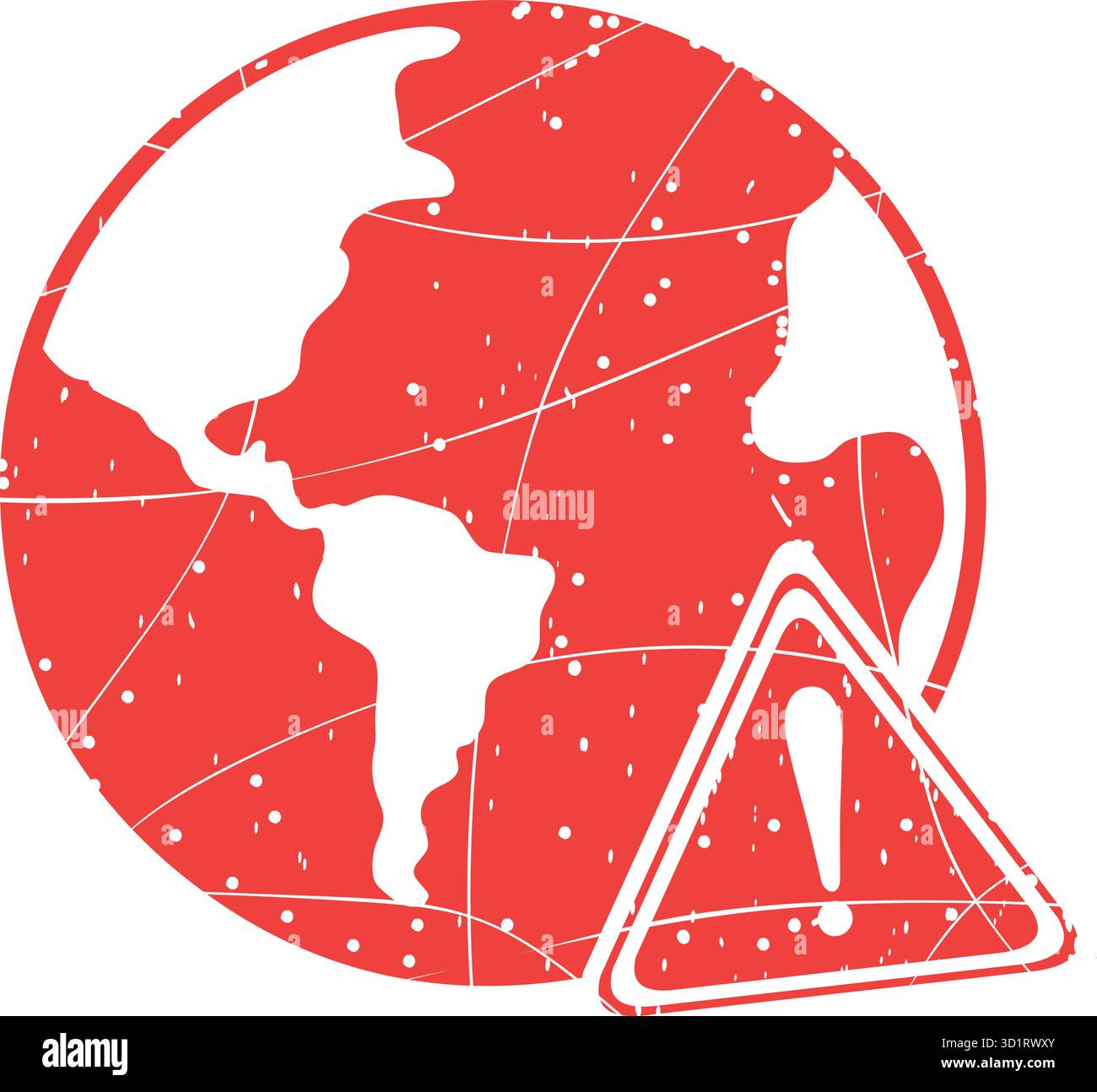 Warning sign animation danger attention hi-res stock photography and ...